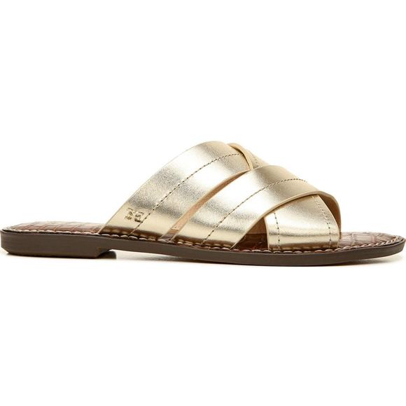 Sam Edelman | Shoes | Sam Edelman Womens Gretch Gold Leather Slip On ...